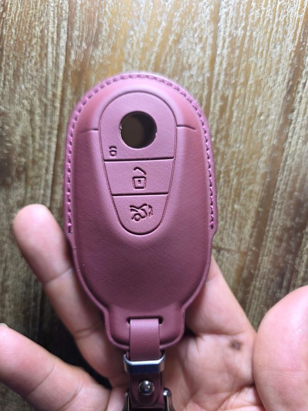 Mercedes Benz Key Cover (Maroon) - Luxkeys